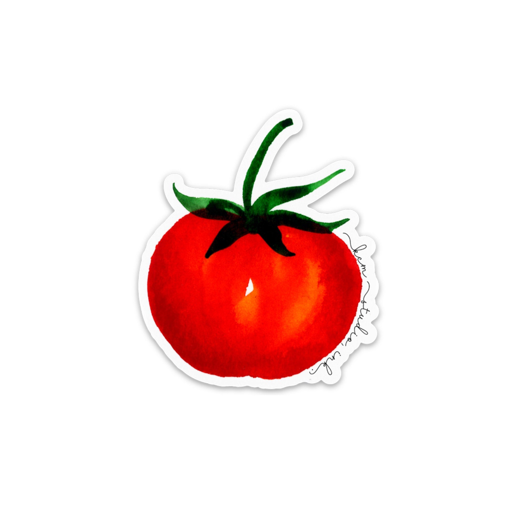 Tomato Sticker - Etsy