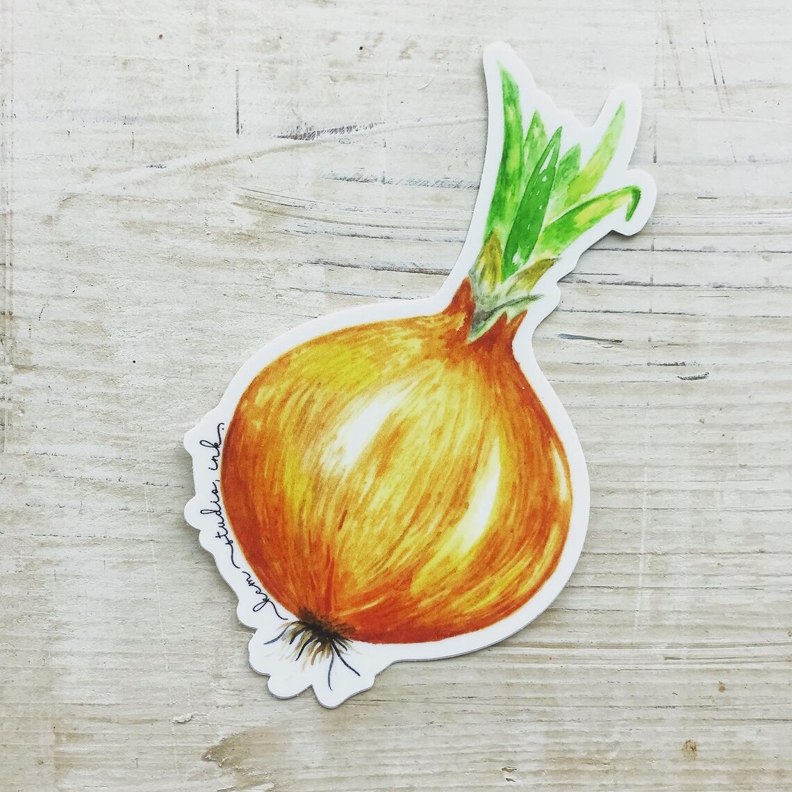 Yellow Onion Sticker - Etsy