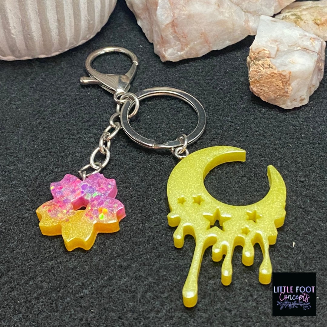 Silver Sailor Moon Keychains - Etsy