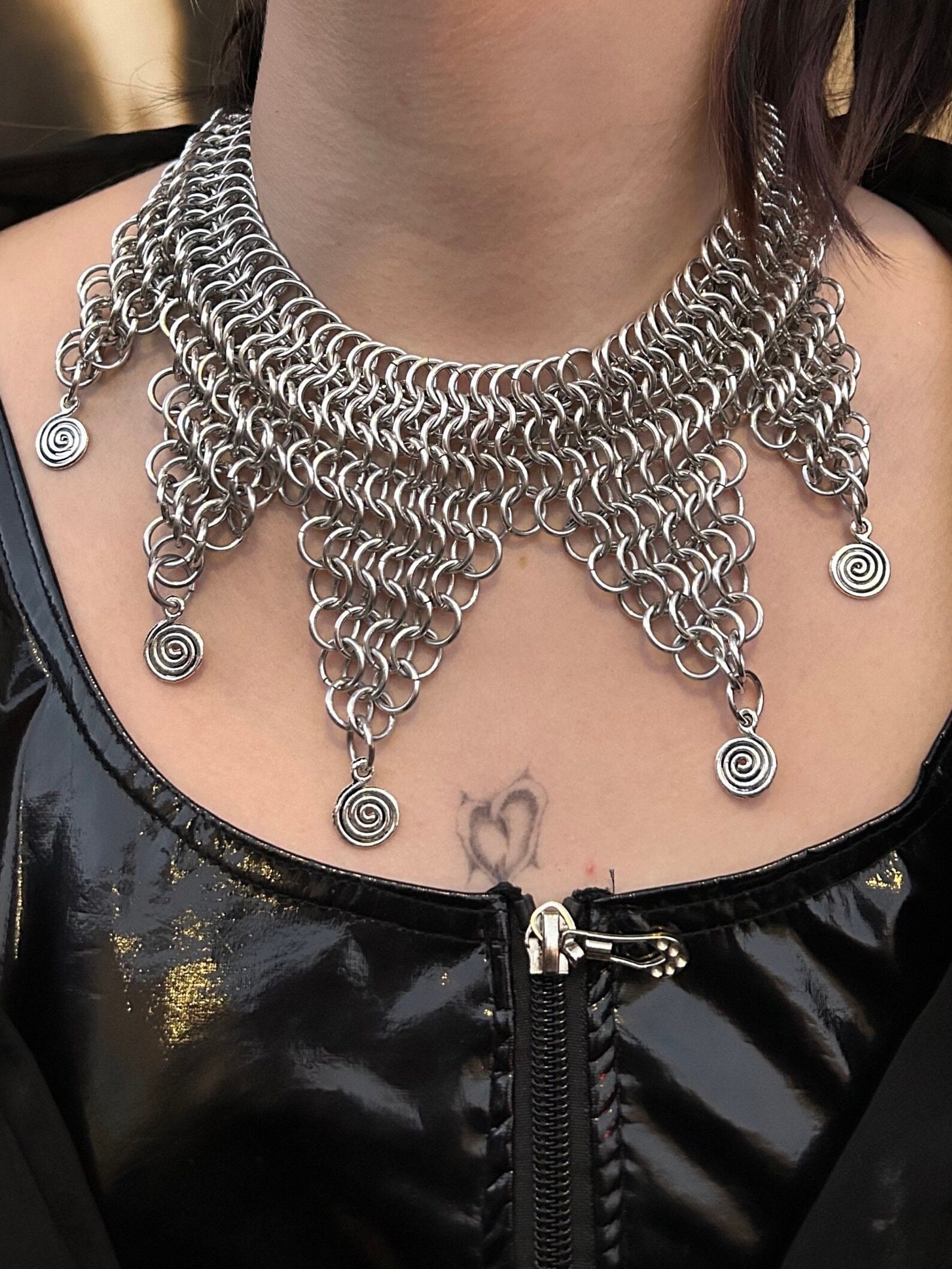 Chainmail Jesters Collar - Etsy