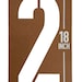Large Letter Stencil 32 Inch, 18 Inch, 12 Inch Stencils Select Your Own ...