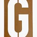 Large Letter Stencil 32 Inch, 18 Inch, 12 Inch Stencils Select Your Own ...