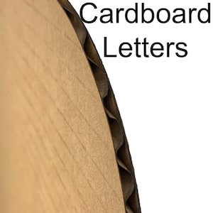 Large Cardboard Numbers | Large Cardboard Letters | Flat Cardboard ...