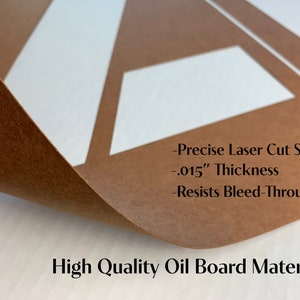 Large Letter Oilboard Stencil | 32 Inch, 18 Inch, 12 Inch Stencils ...