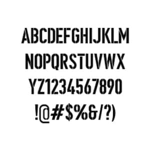 Large Letter Stencil | 32 Inch, 18 Inch, 12 Inch Stencils | Select Your ...