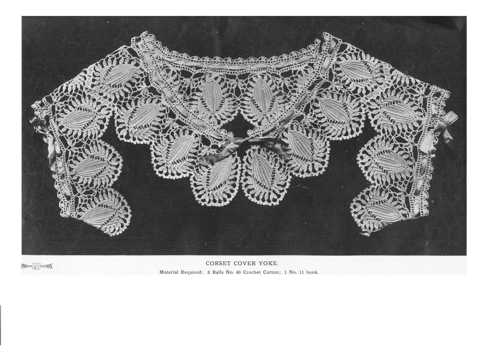 Vintage Crochet Yoke Book for Nightgowns, Summer Dresses, PDF Download ...