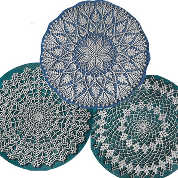 Floral Doily, High Quality PDF Pattern Download, Row by Row ...