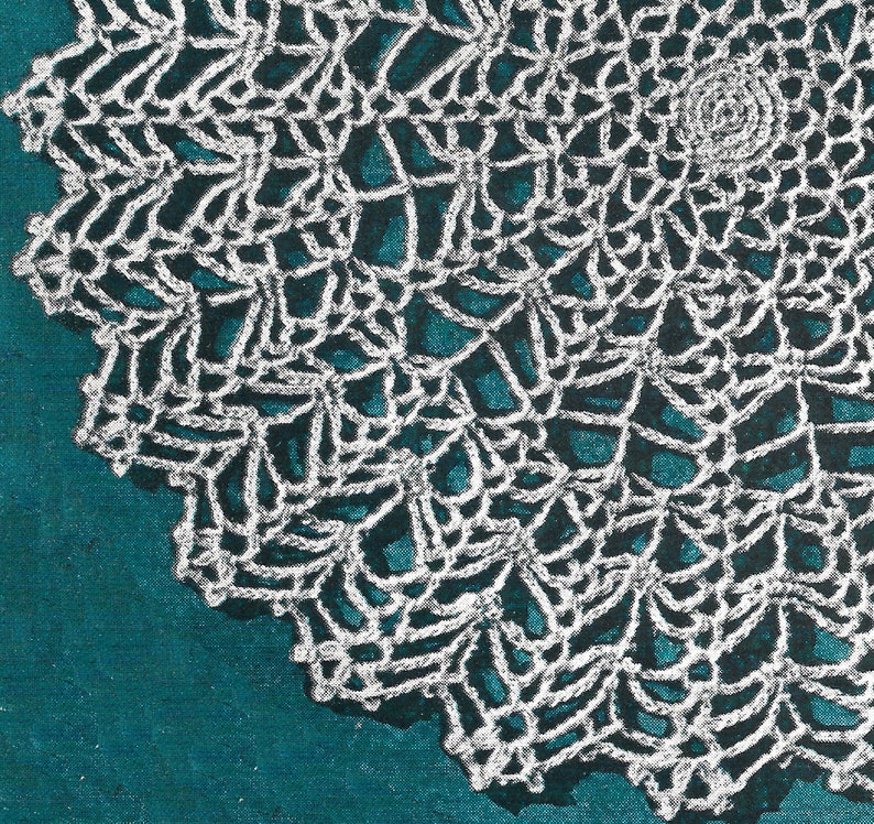 Spider Web, Floral Doily, High Quality PDF Pattern Download, Row by Row ...