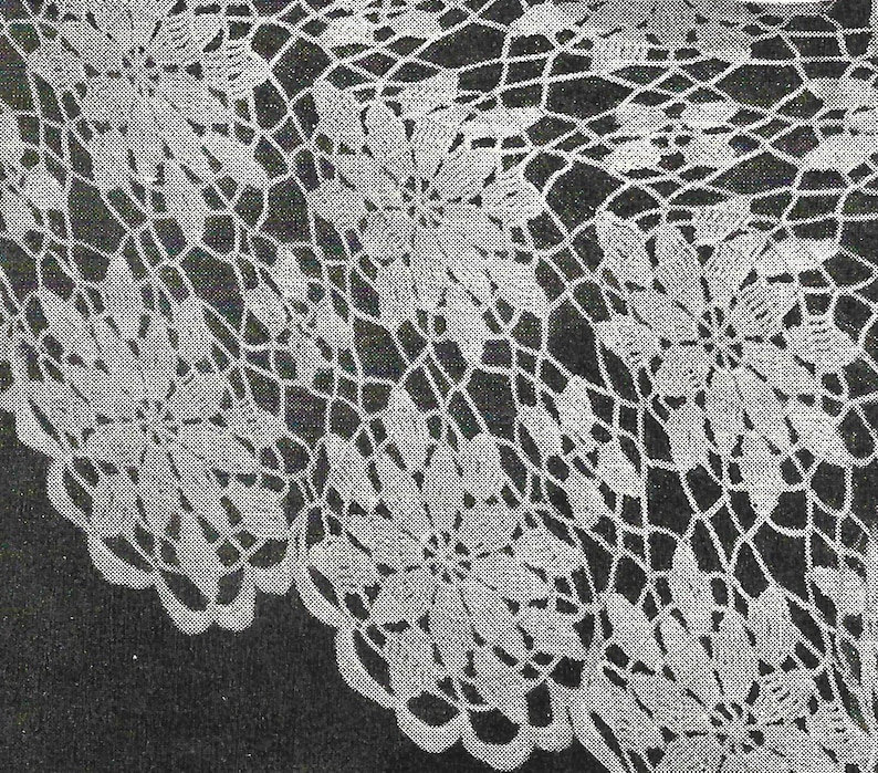 Queen Anne's Lace Vintage Rectangular Tablecloth, High Quality PDF ...