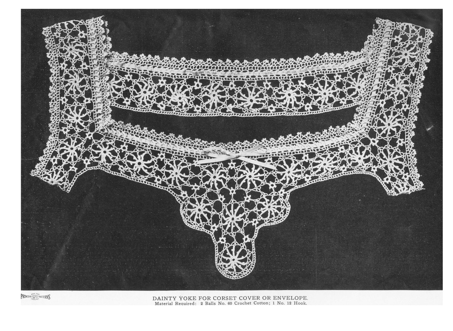 Vintage Crochet Yoke Book for Nightgowns, Summer Dresses, PDF Download ...