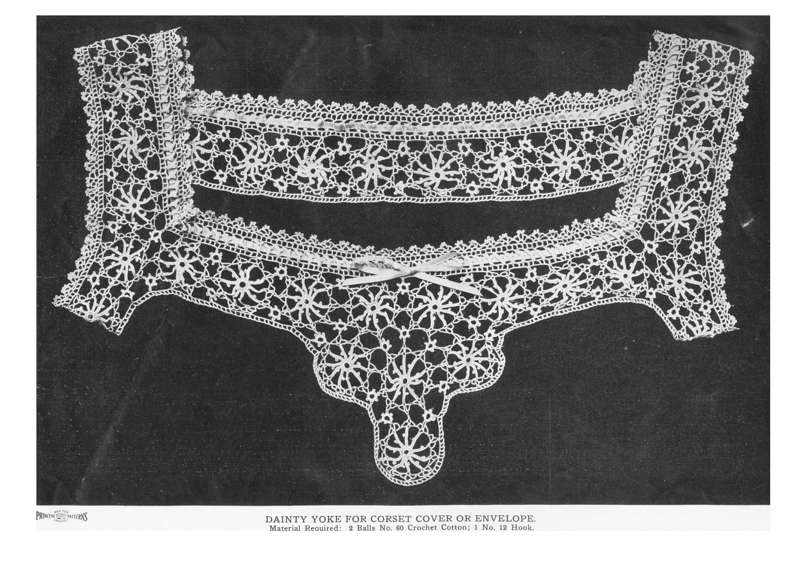 Vintage Crochet Yoke Book for Nightgowns, Summer Dresses, PDF Download ...