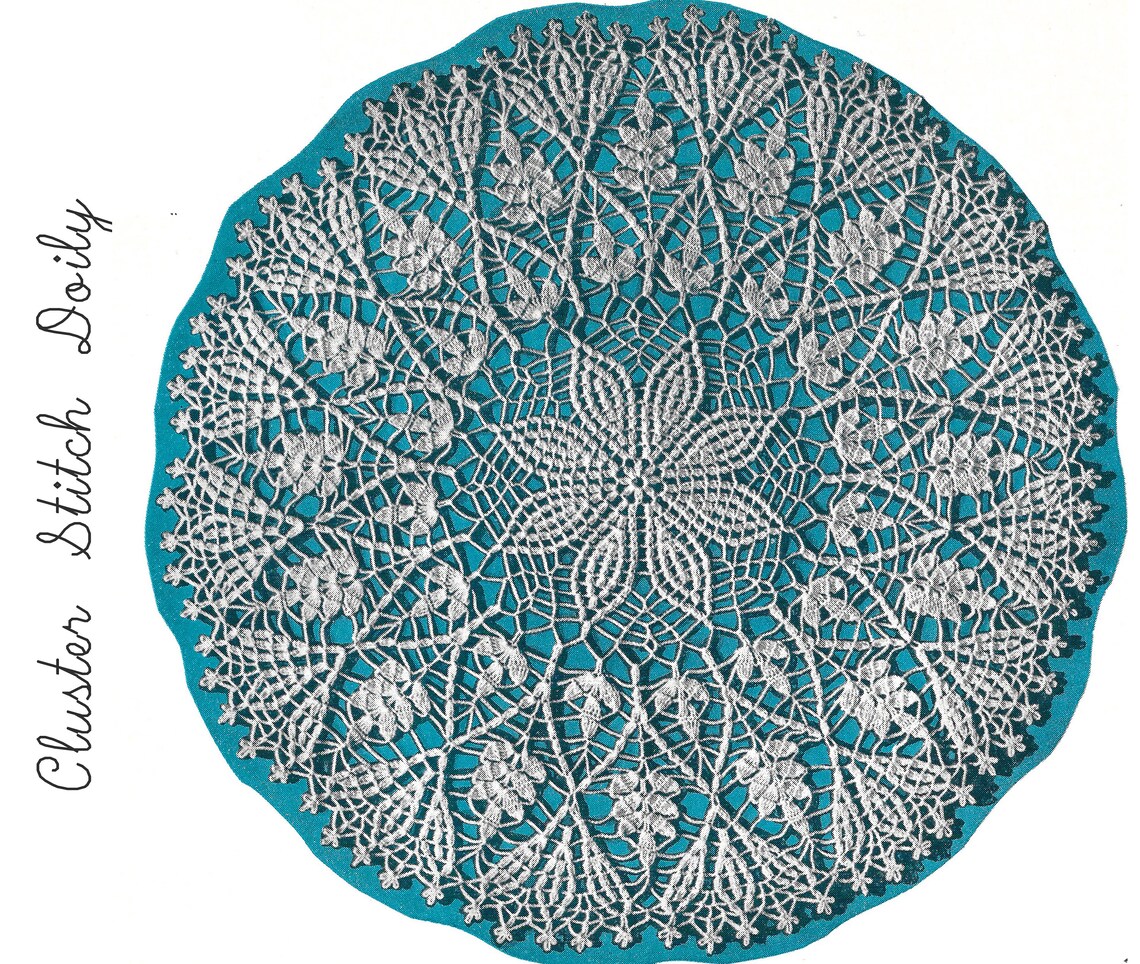 Floral Doily, High Quality PDF Pattern Download, Row by Row ...