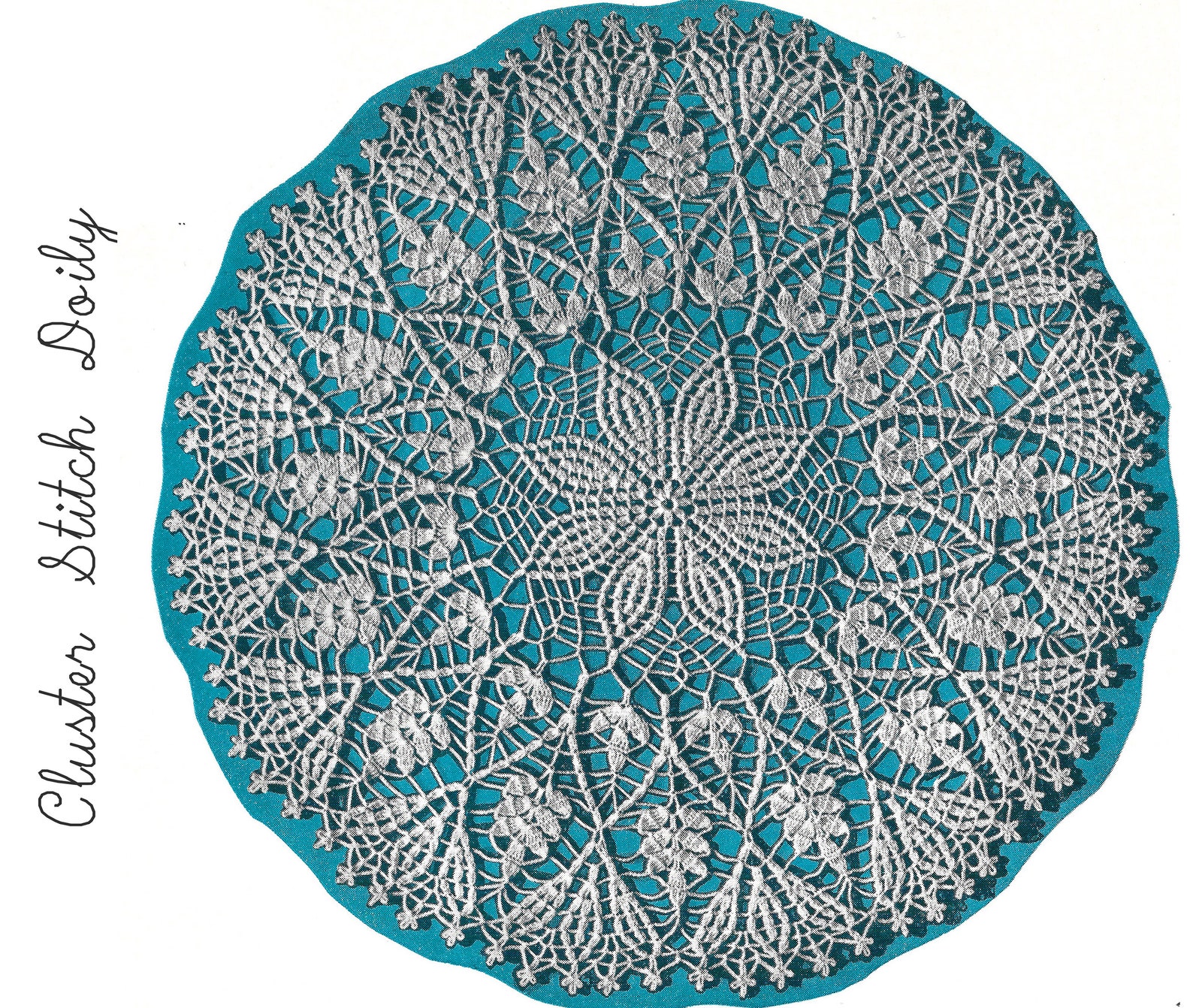Floral Doily, High Quality PDF Pattern Download, Row by Row ...