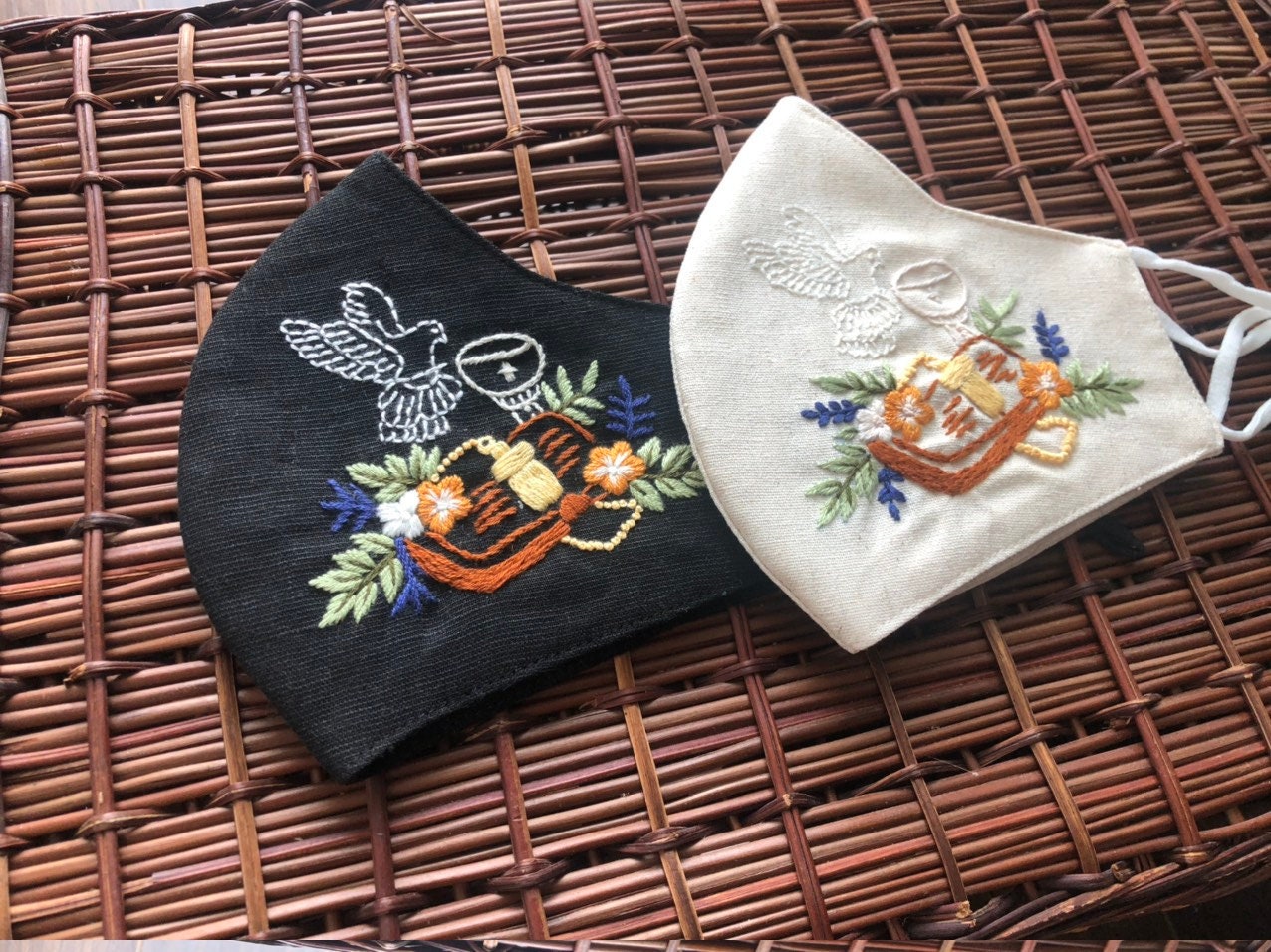 Go to Church Face Masks Embroidery Face Mask Hand | Etsy