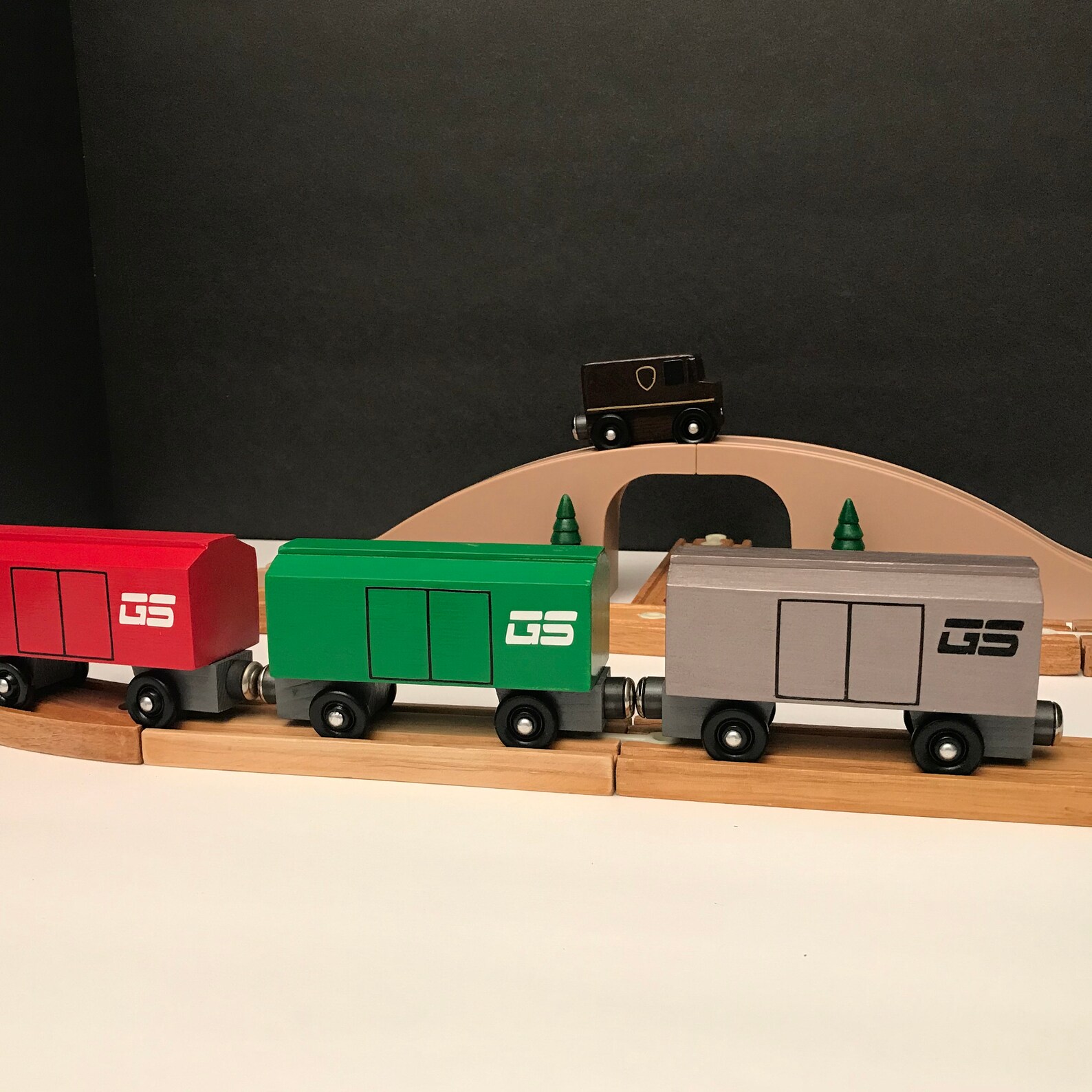 Wooden Toy Train BOXCAR Magnetic for All Popular Wooden - Etsy