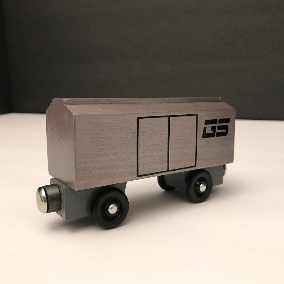 Wooden Toy Train BOXCAR Magnetic for All Popular Wooden - Etsy