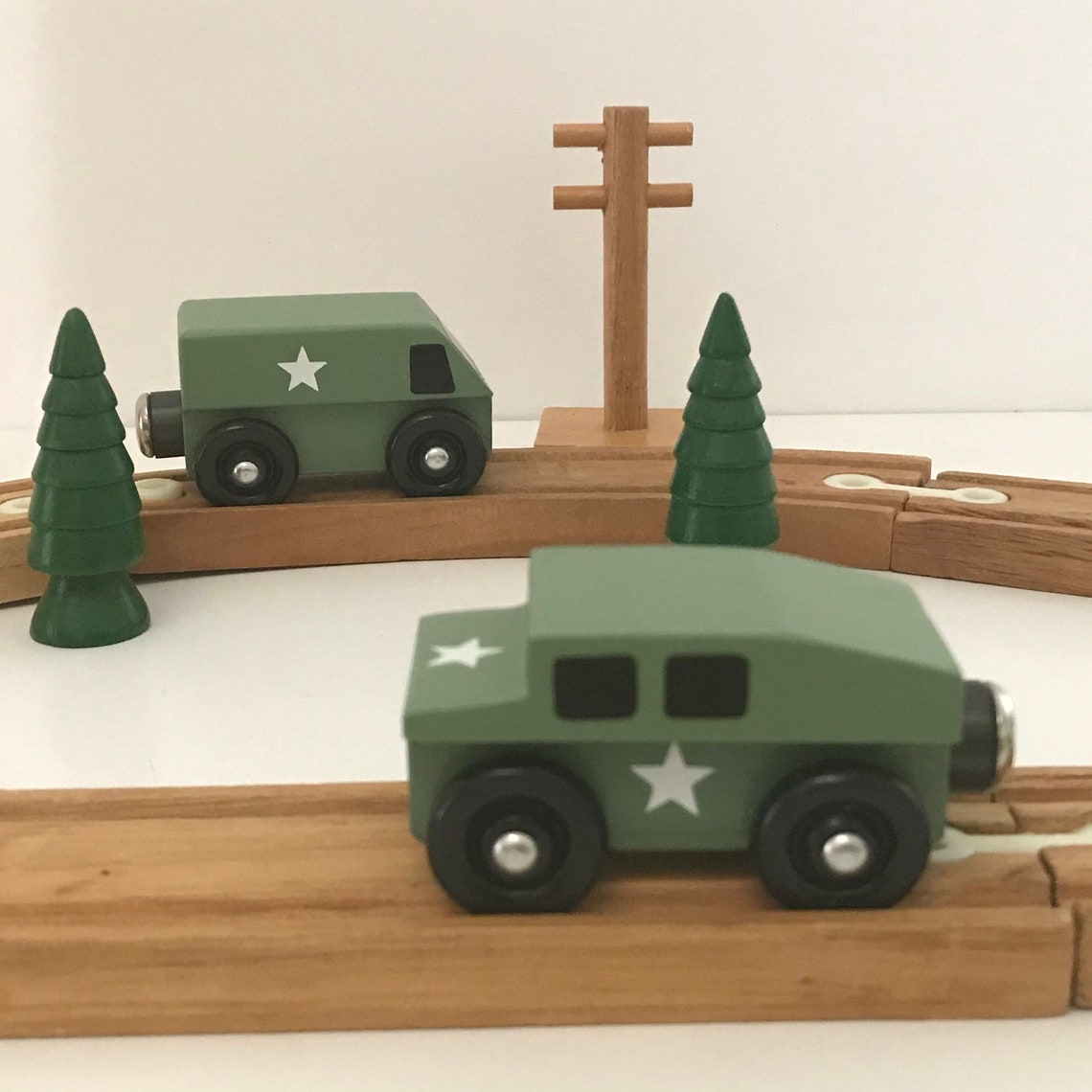 Wooden Toy Vehicle Military Humvee H1 Magnetic for All | Etsy