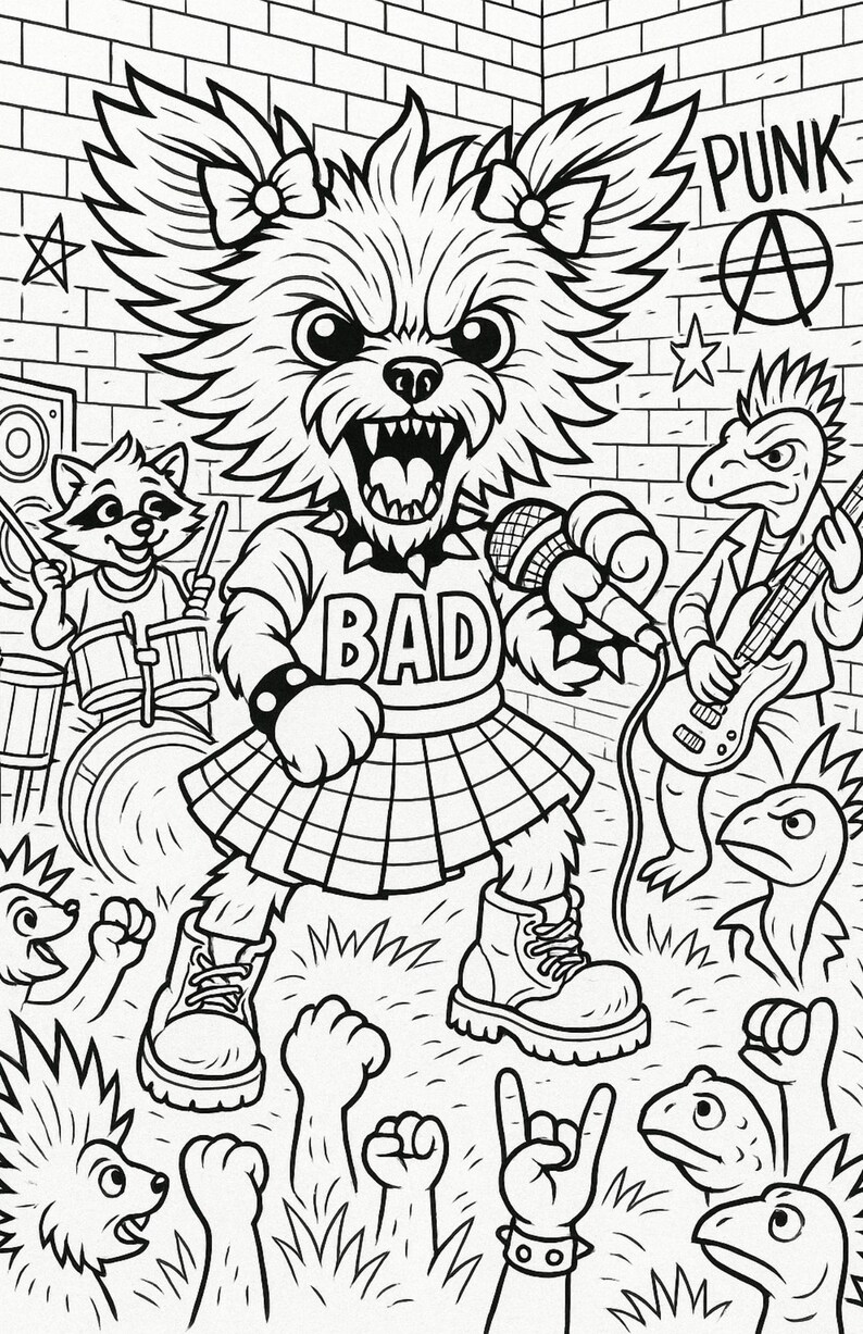 Snouts of Destruction Coloring Pages - Etsy