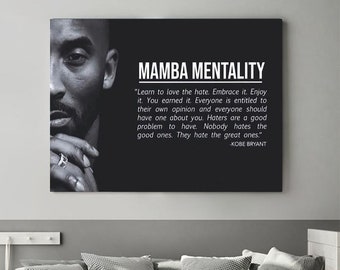 Mamba Mentality Wall Art - Etsy