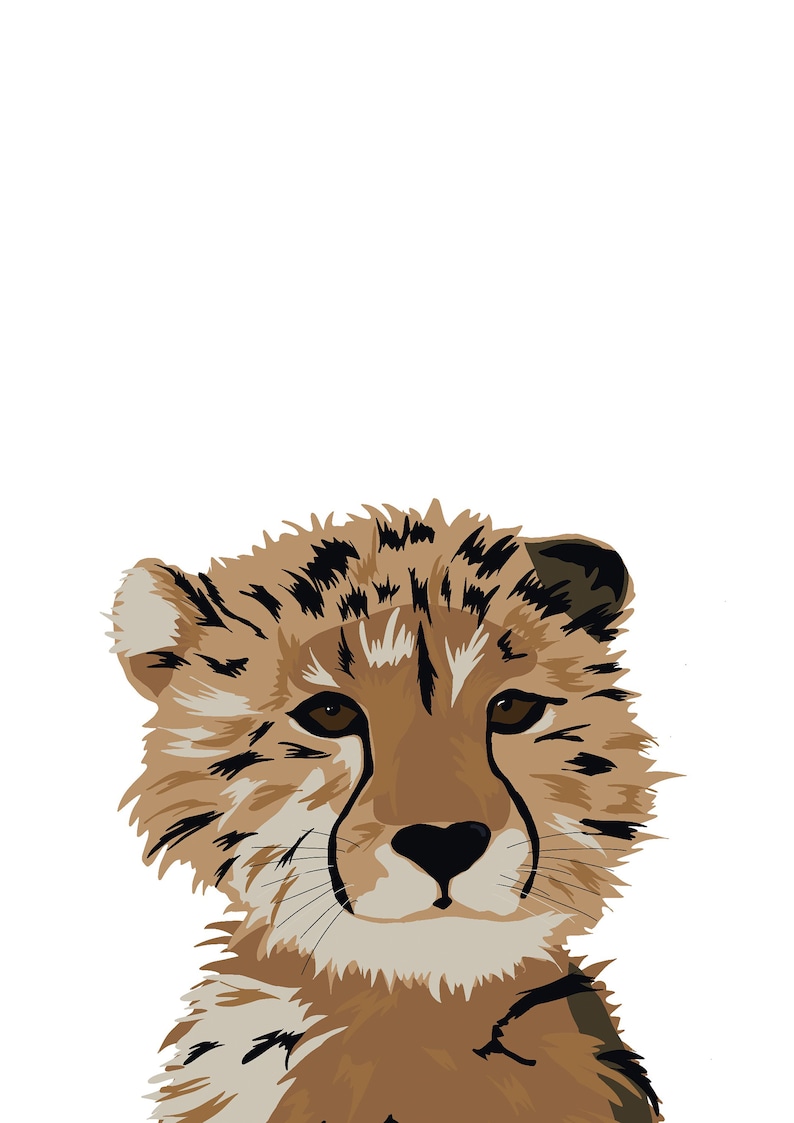 Cheetah Print Set of 3, Printable Wall Art, Art Prints, Digital ...