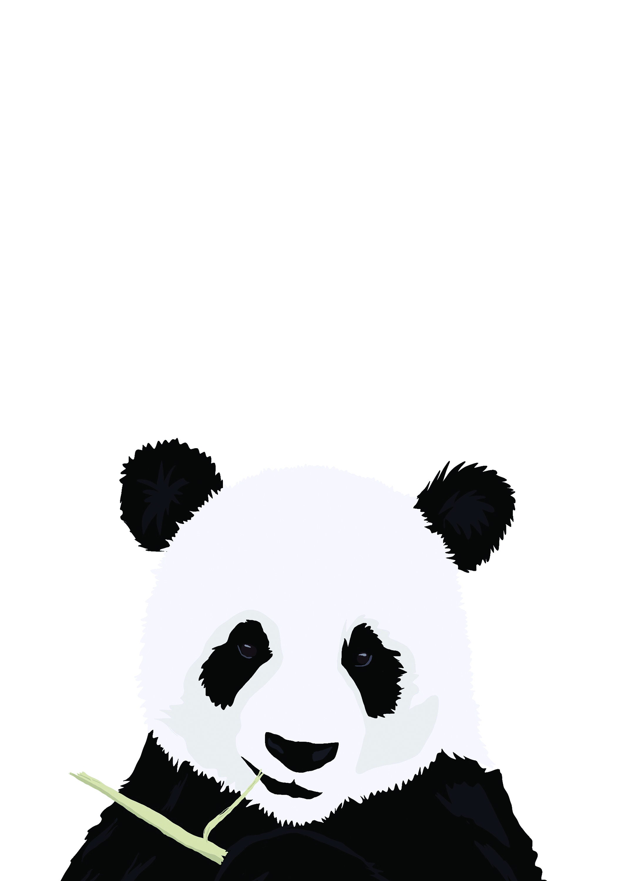 Panda print set of 3 Printable wall art Art prints Digital | Etsy