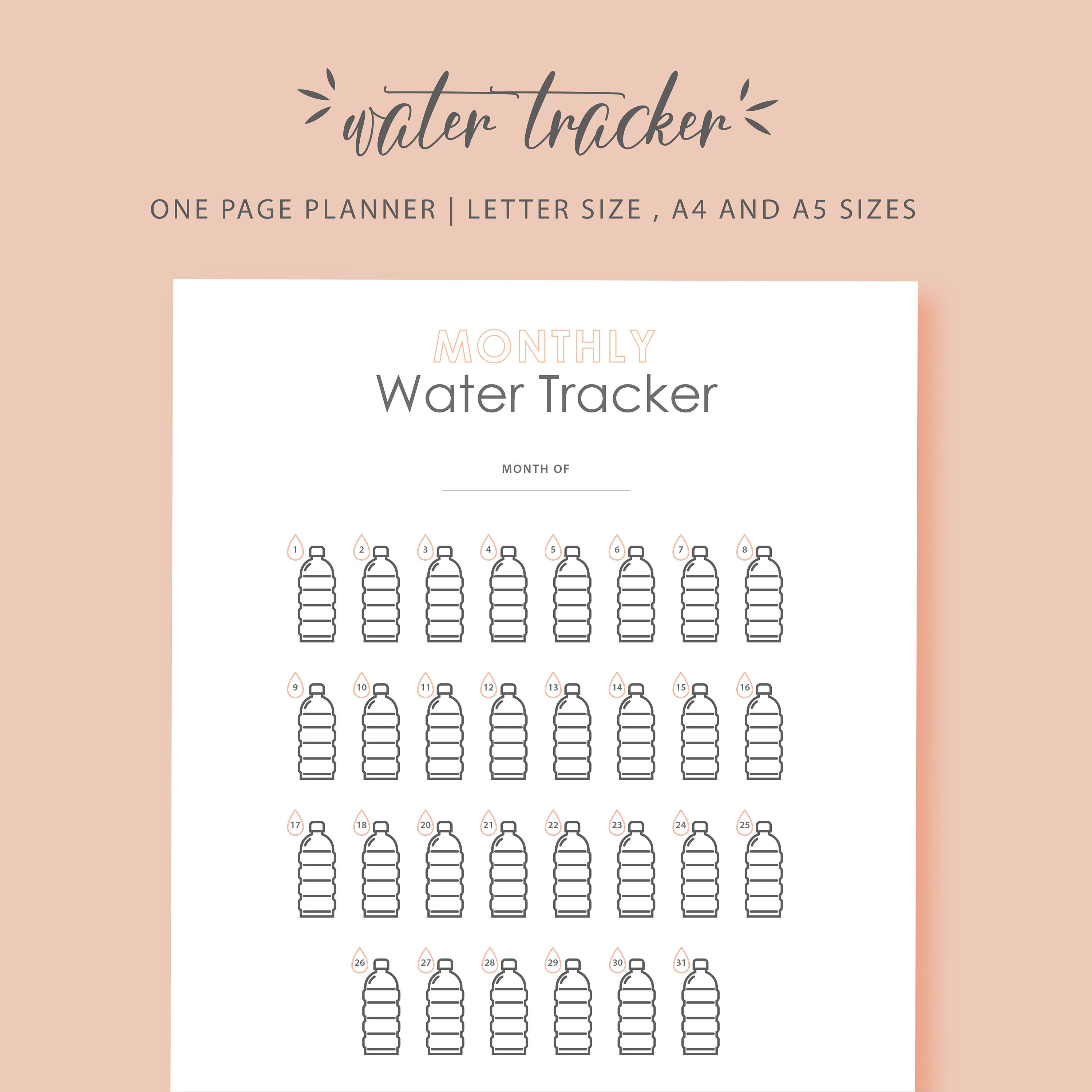Water Tracker Printable - prntbl.concejomunicipaldechinu.gov.co