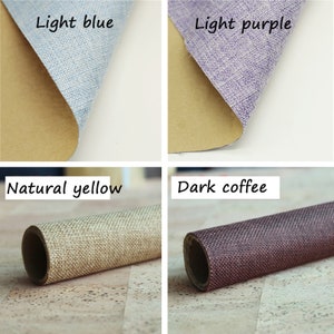 Self-adhesive Linen Fabric, Decorative Fabric for Books, Magazines ...