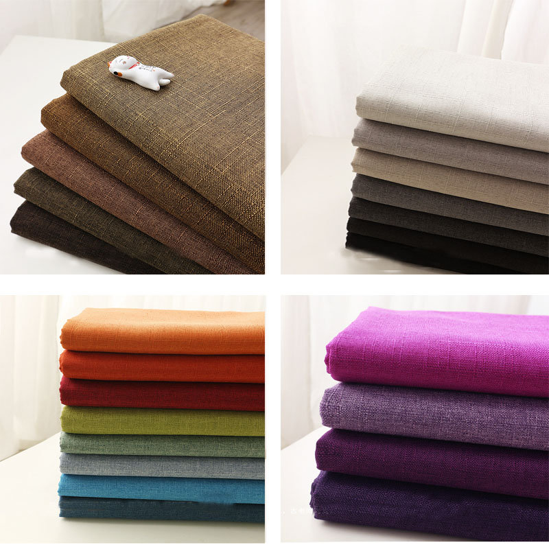 Polyester Cotton Linen Fabric Sofa Fabric Curtain Fabric | Etsy