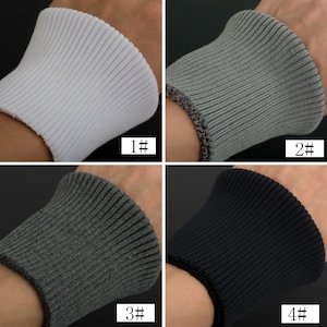 Finished Knitted Ribbed Cuffs, Thick Elastic Accessories, Down Cotton ...