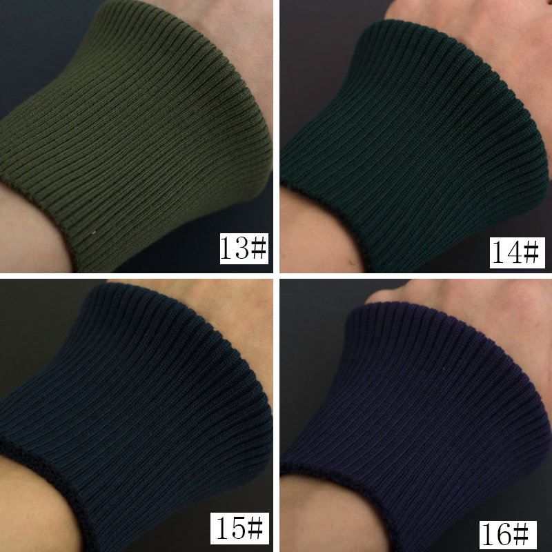 Finished Knitted Ribbed Cuffs Thick Elastic Accessories Down - Etsy