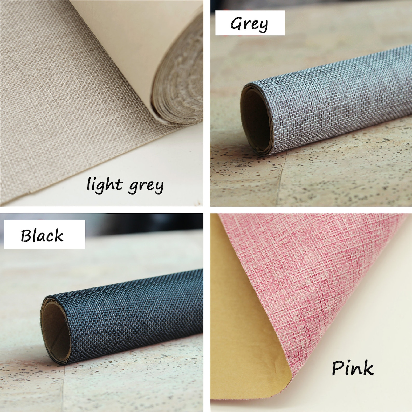Self-adhesive Linen Fabric, Decorative Fabric for Books, Magazines ...