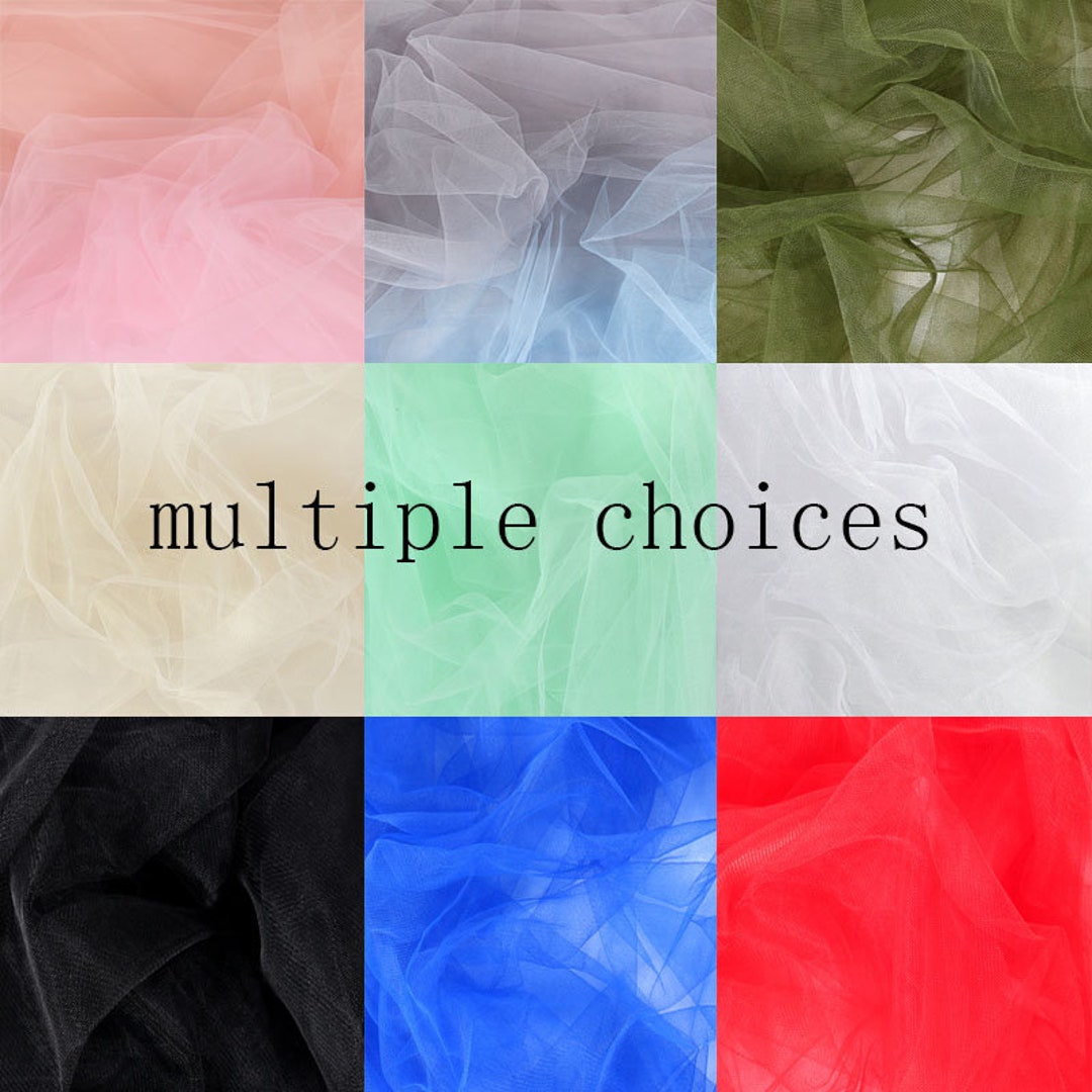 Fairy Fog Gauze Net Gauze Fabric, Pure Color Lace Gauze, White ...