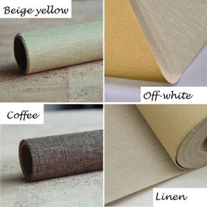 Self-adhesive Linen Fabric, Decorative Fabric for Books, Magazines ...