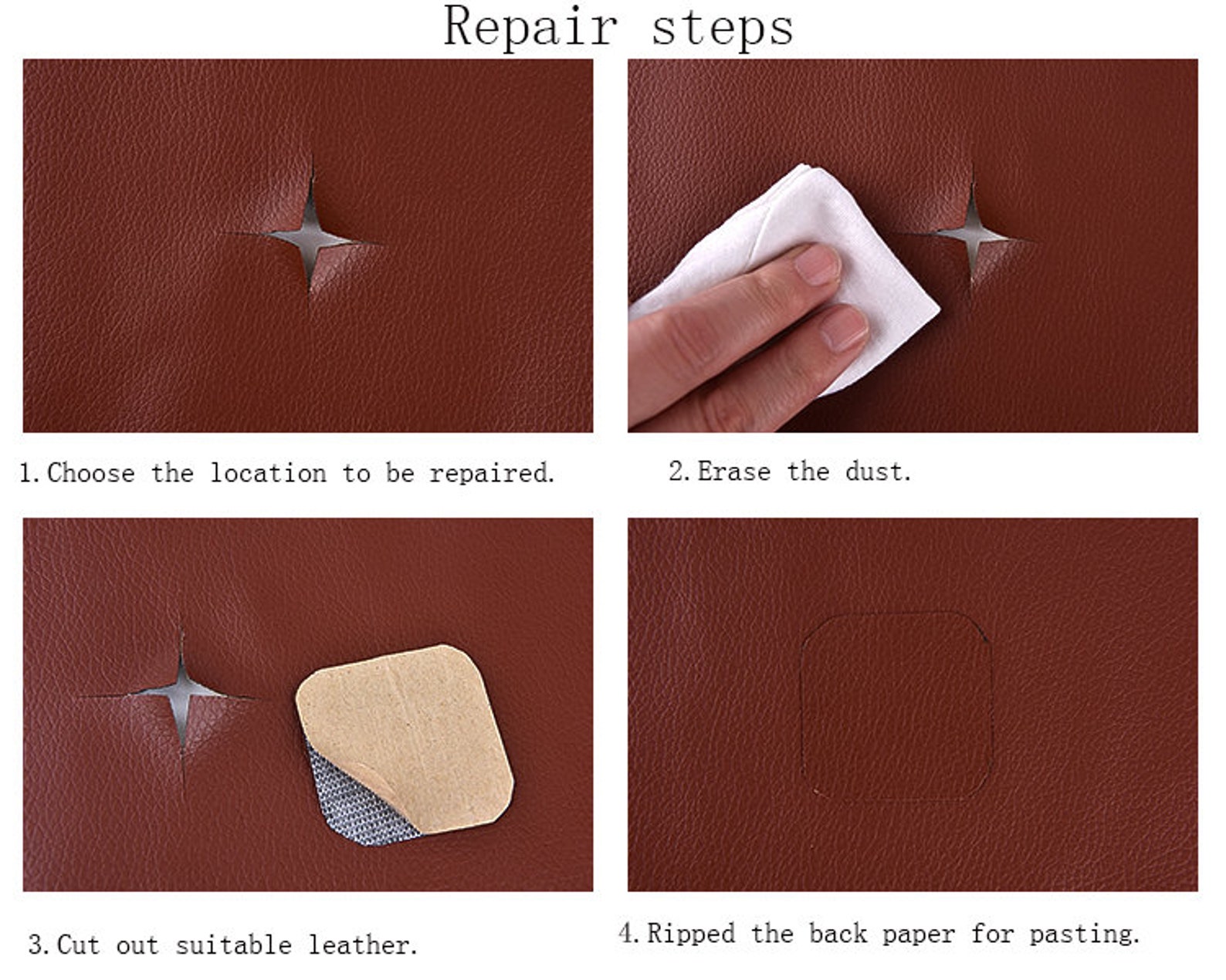 Self-adhesive Leather Fabric, Upholstery Leather, Seat Refurbished ...