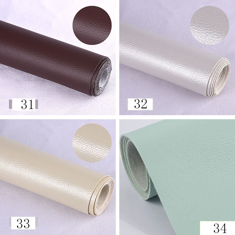 Self-adhesive Leather Fabric Artificial Leatherenvironmental | Etsy
