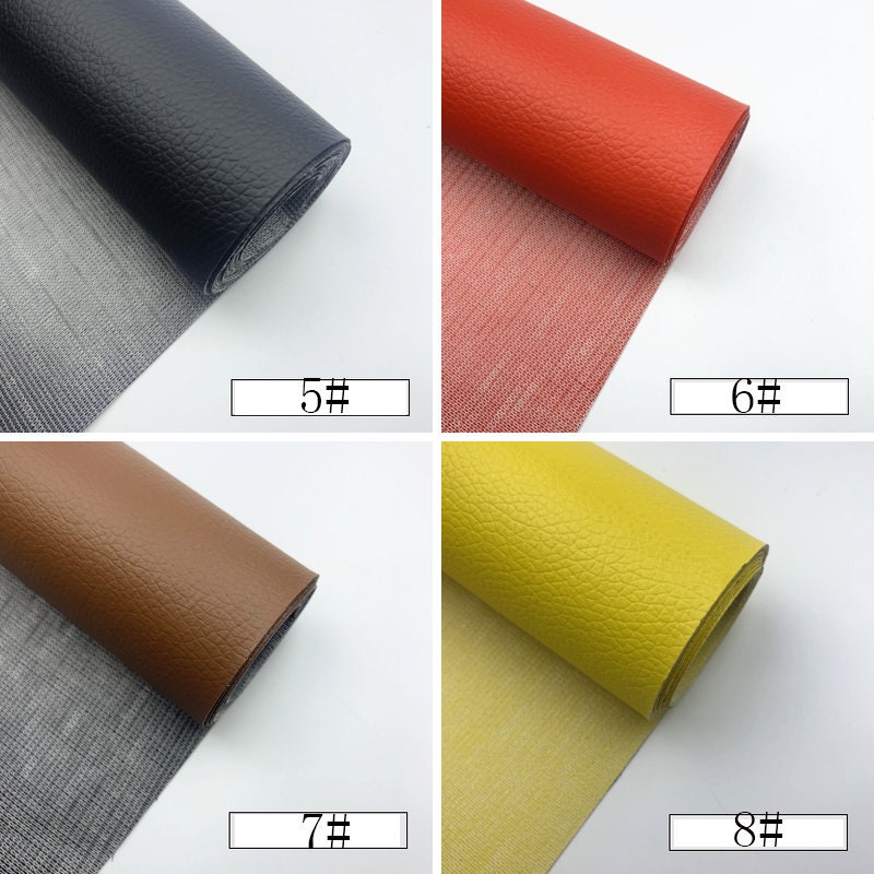 Self-adhesive Leather Decorative Leather Fabricartificial | Etsy