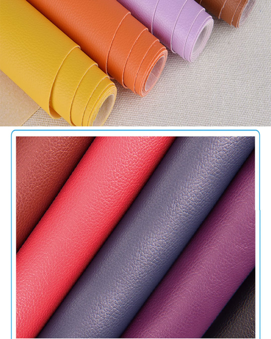 Self-adhesive Leather Fabric, Artificial Leather,environmental ...