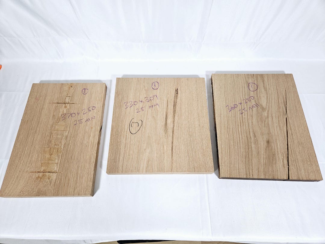 Solid Oak Timber Board Offcut Slab Perfect for Woodworking and Crafts ...