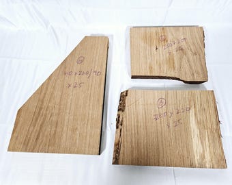 Solid Oak Timber Board Offcut Slab Perfect for Woodworking and Crafts ...