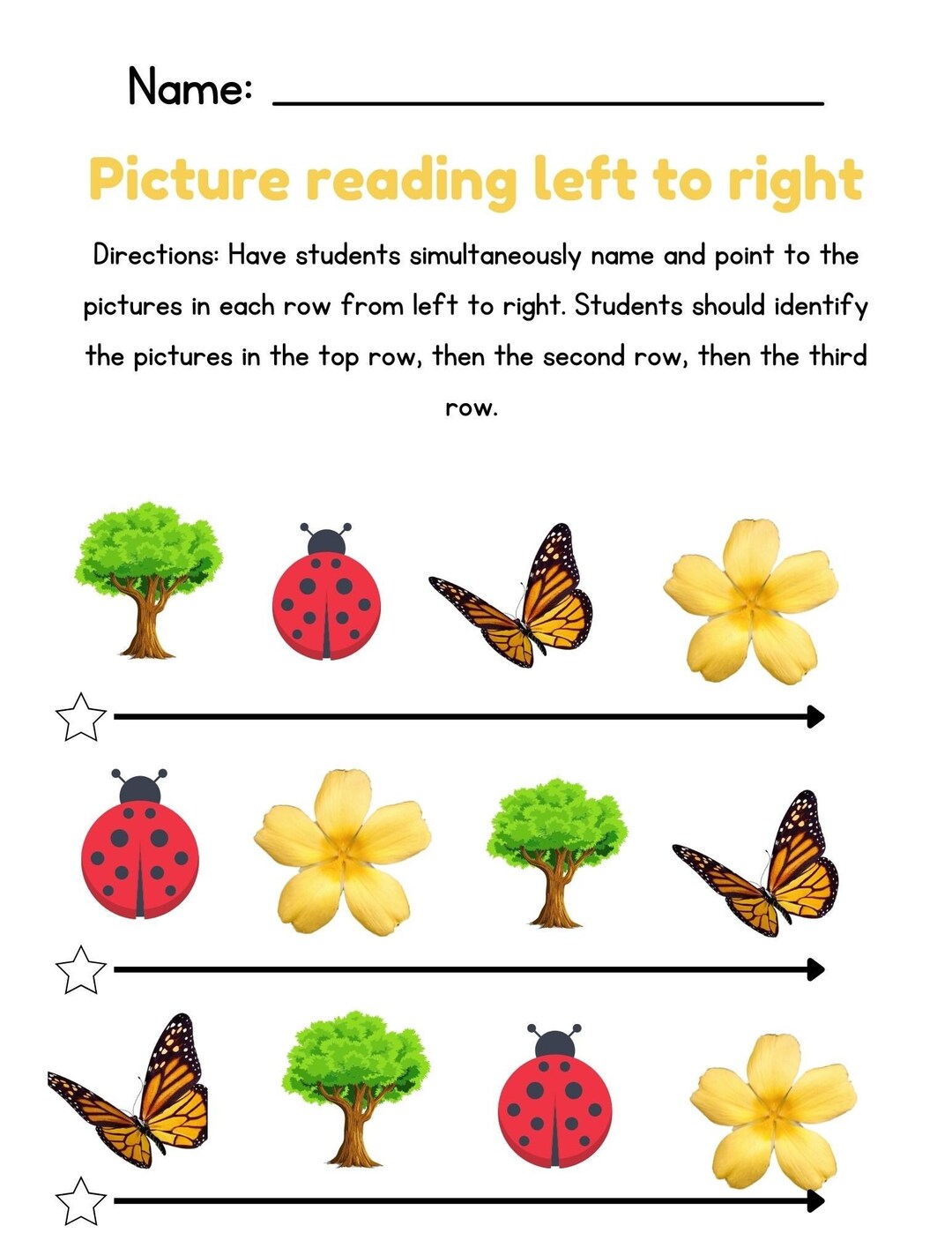 Pre-reading Skills for Kids O the Spectrum - Etsy