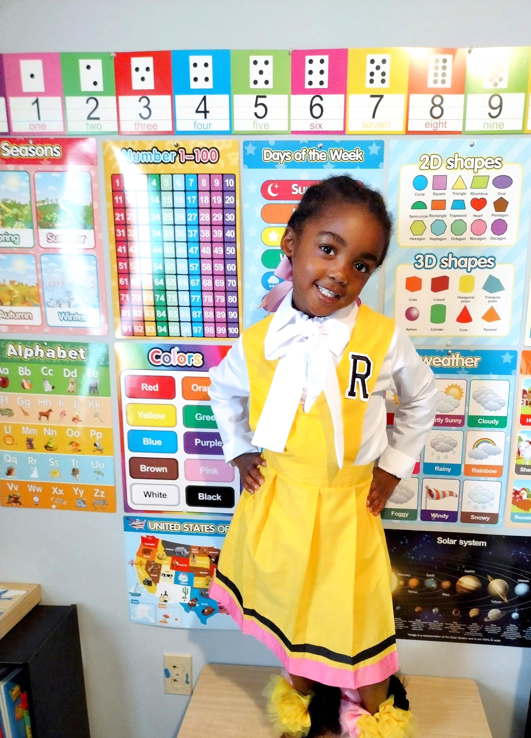 Girls Overall Crossover Pleated Skirt With Button Down Collard Shirt ...