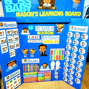 Learning Boards for Toddlers - Etsy