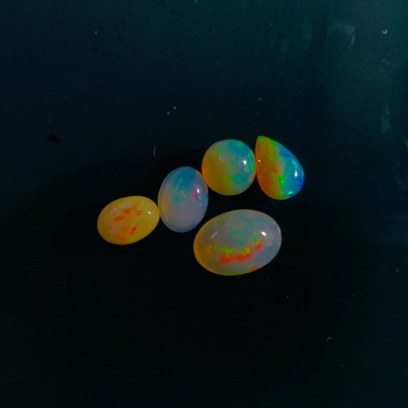 RAINBOW FIRE ETHIOPIAN Opal Gemstone 100%natural Ethiopian Opal ...