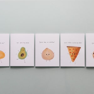 Foodie Pun Valentine's Day Greeting Cards / Love Cards - Etsy