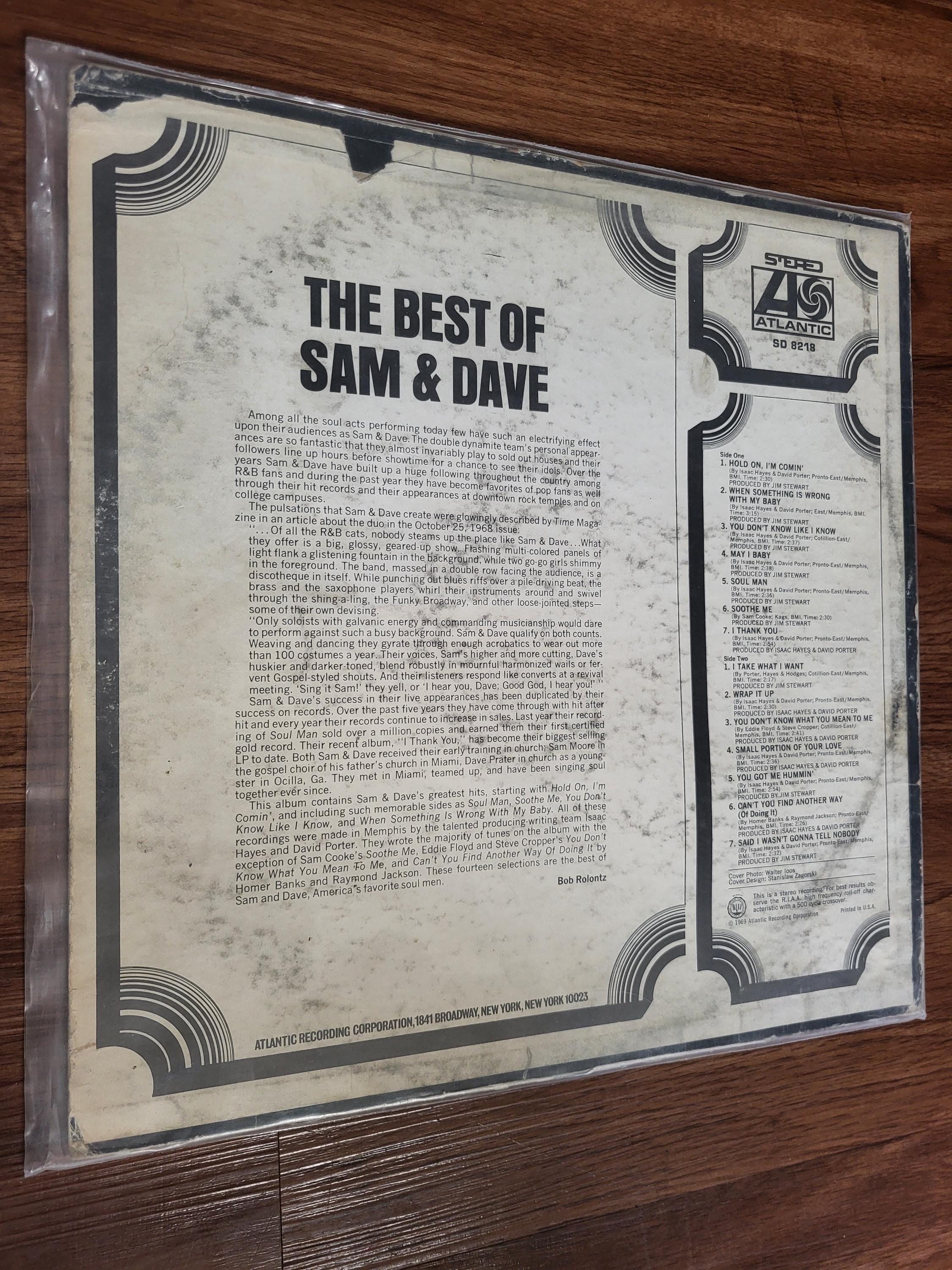 The Best of Sam & Dave Vinyl Record - Etsy