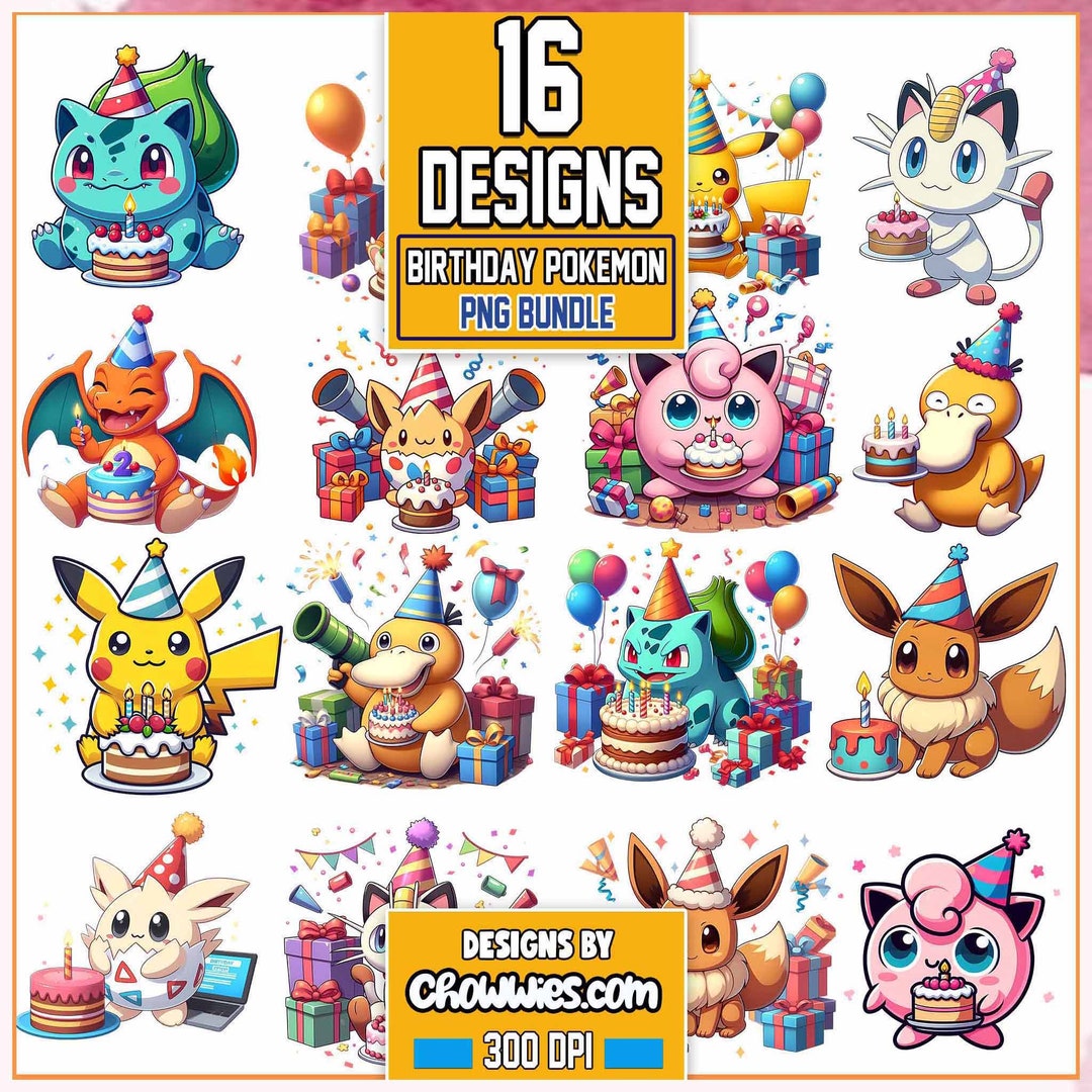 Pokemon Svg Birthday Numbers PNG Pikachu Svg Layered Number SVG Numbers ...