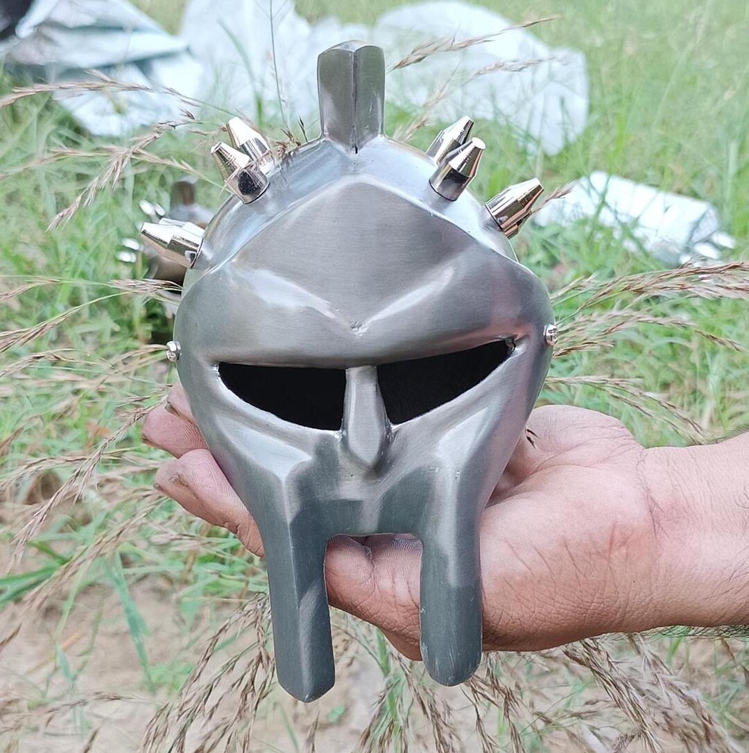 Medieval Gladiator Maximus Viking Knight Greek Roman Mini Helmet With ...