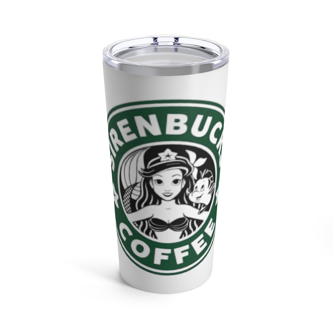 Tumbler 20oz Ariel Starbucks Logo, Mermaid Logo Coffee - Etsy