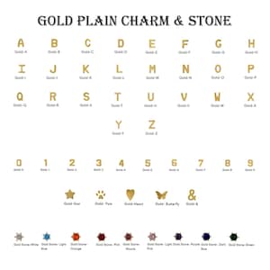 14K Yellow Solid Gold Personalized Bangle With Letters, Numbers, And/or ...