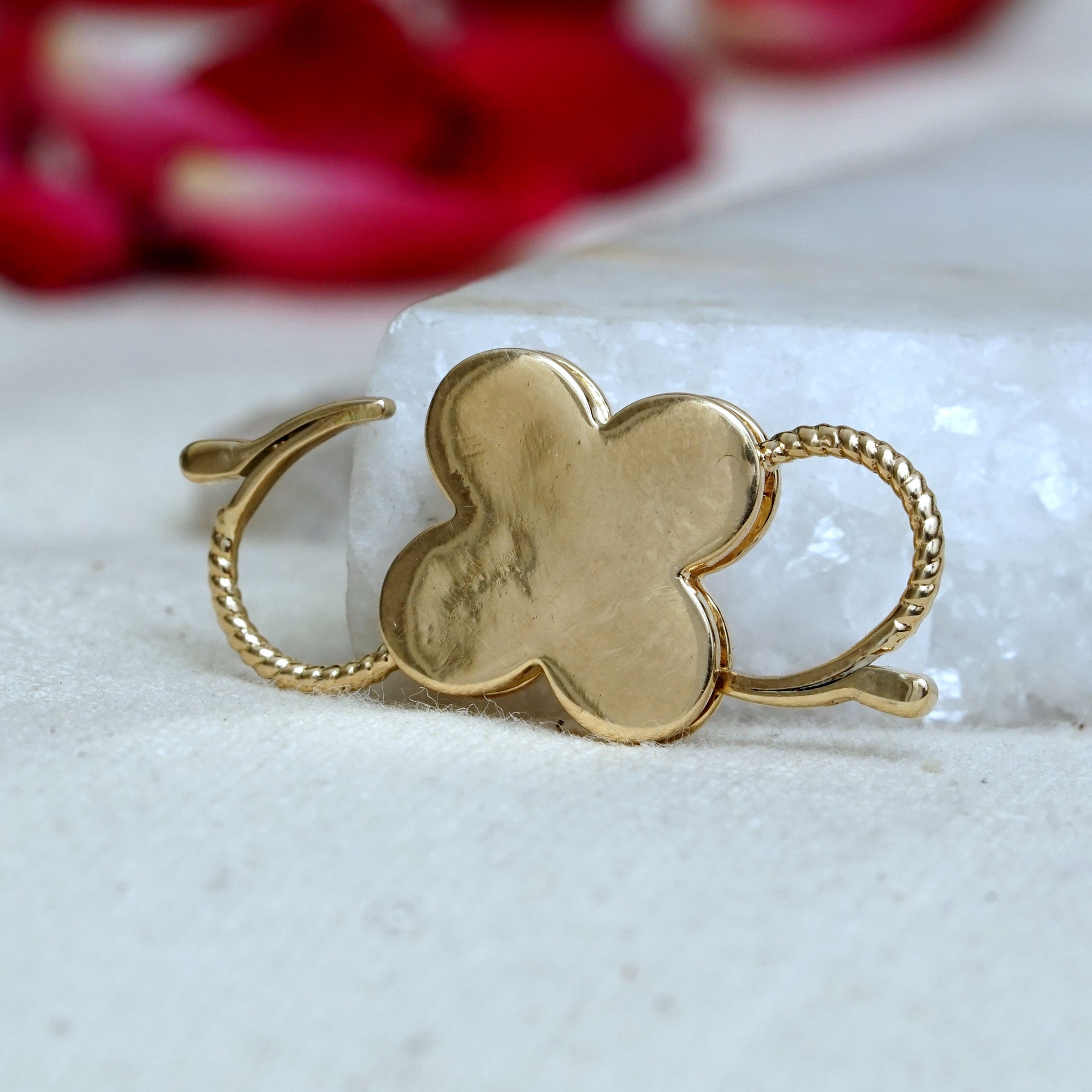 Diamond Gold Clasp Pave Diamond Clasp 14K Solid Gold Clasp | Etsy